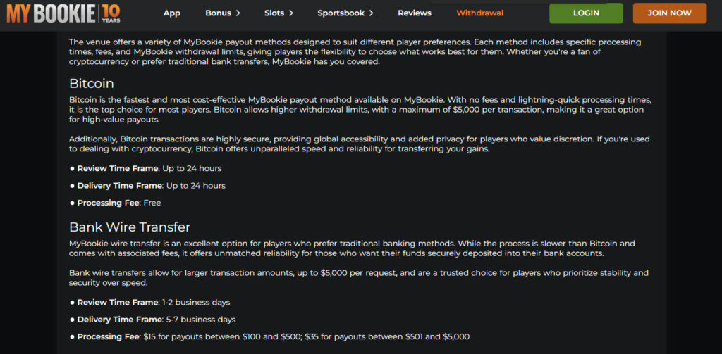 MyBookie Banking Fees and Limits — Deposit/Withdrawal Rules and Fixes