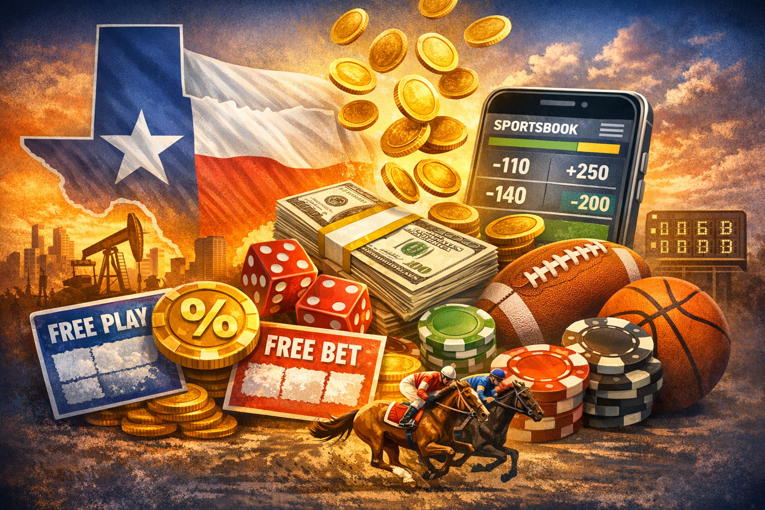 Texas Sportsbook Bonuses Explained (2026) | Rollover & Rules